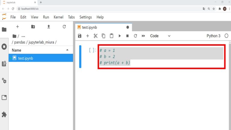 【Python入門】JupyterLabでPython開発環境構築＆使い方を徹底解説(1)｜エンジニアライフスタイルブログ